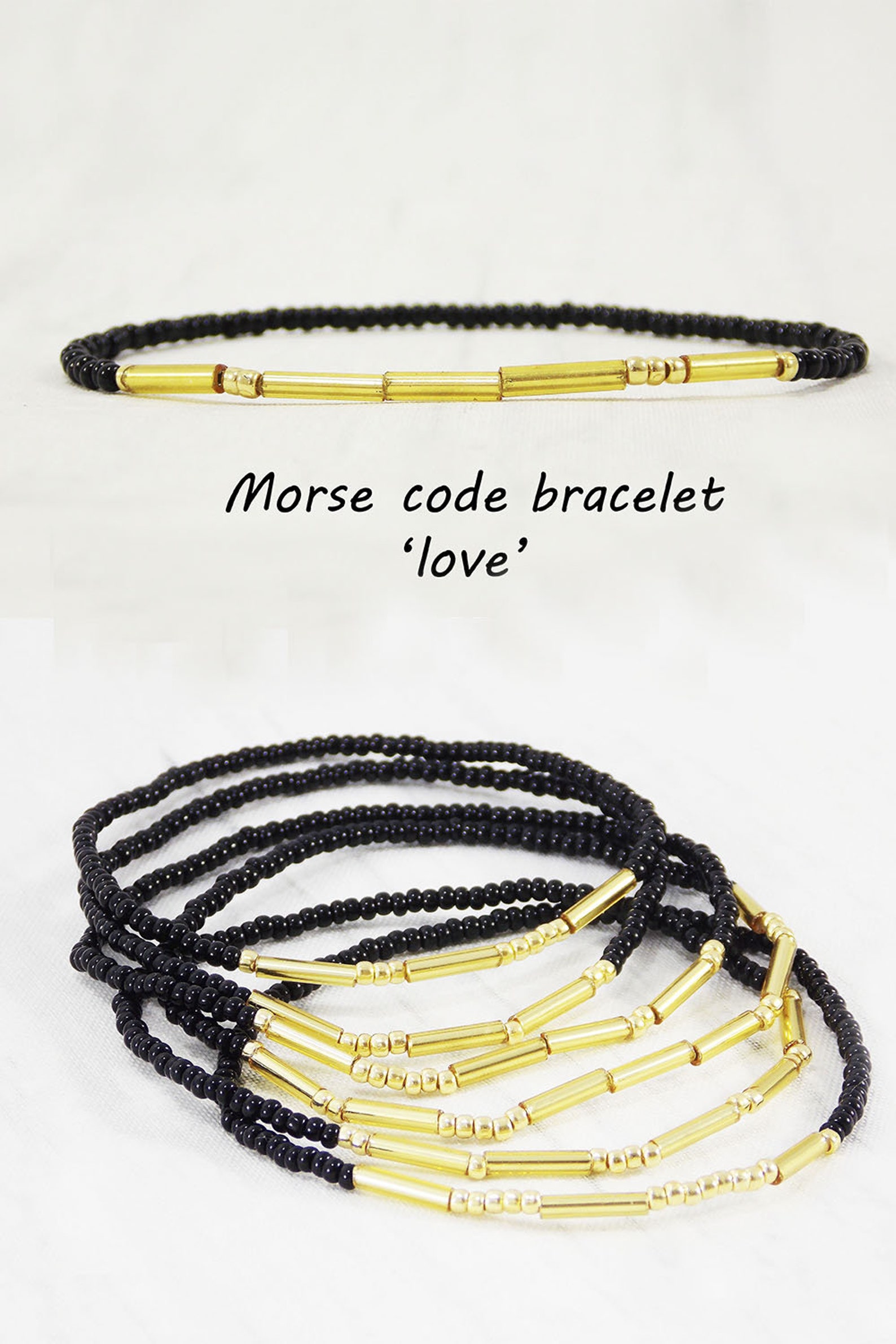 Morse Code Love Minimal Bracelet Special Gift for Her Party - Etsy