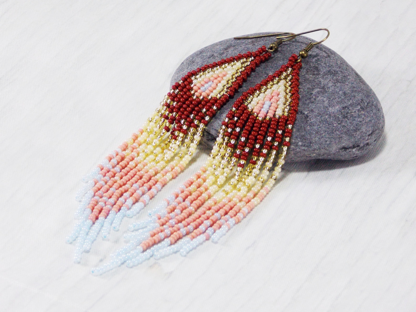 Shoulder Duster Earrings Gold earrings extra long earrings | Etsy