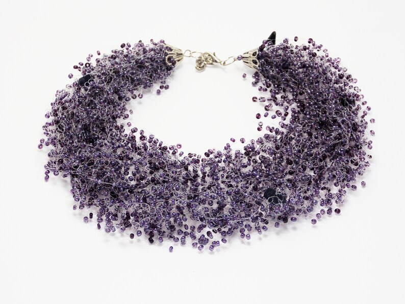 Dark Purple Bracelet Purple Wedding Bridesmades Bracelet 30th Birthday ...