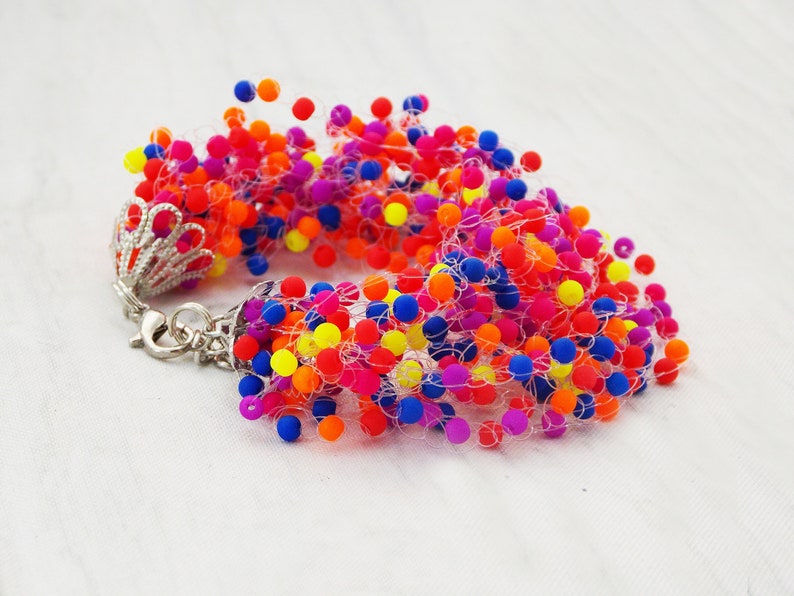 Neon Jewelry Beach Outfits Neon Bracelet Neon Accessories Hawaiian ...