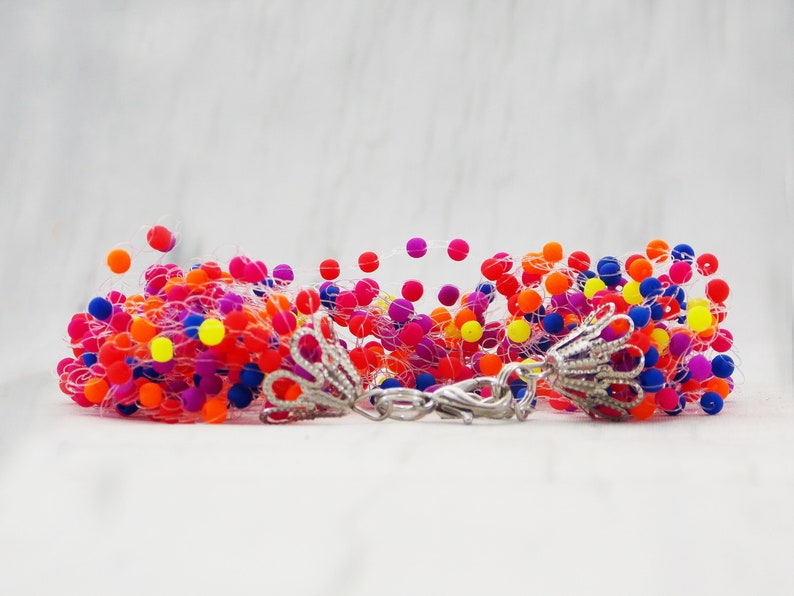 Neon Jewelry Beach Outfits Neon Bracelet Neon Accessories Hawaiian ...