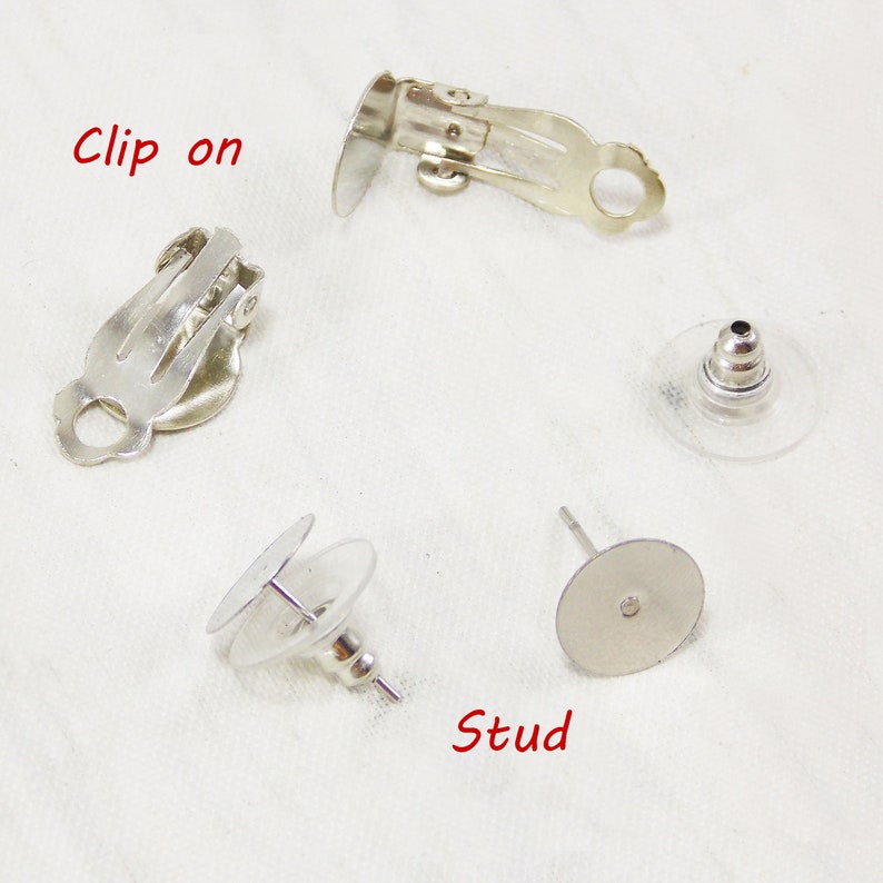 Comfortable Clip on Tassels White Long Dangle Clip on Drops Brides ...