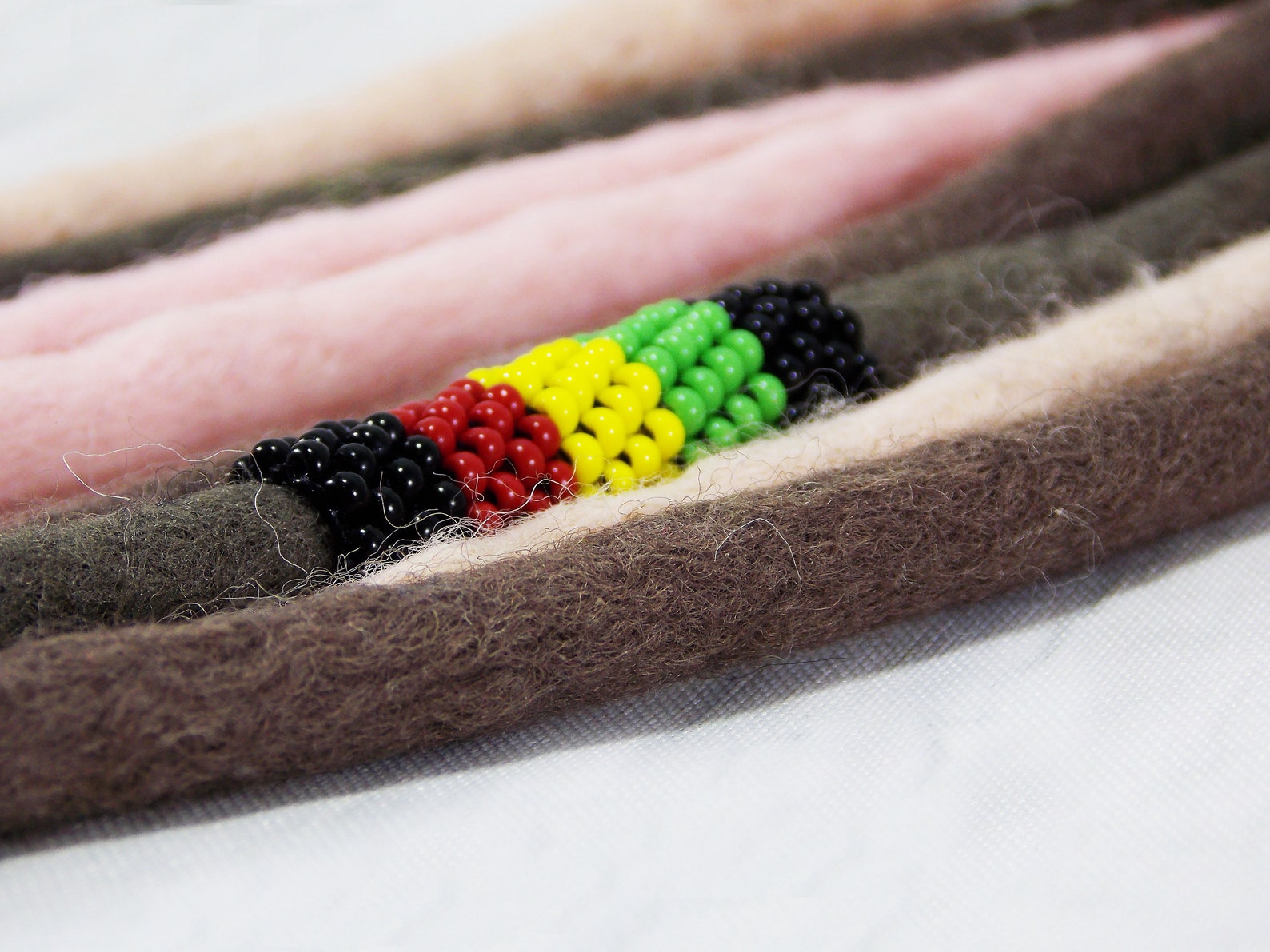 Dread Bead Rasta Beads for Locs Jamaican Flag Dreadlock Bead - Etsy