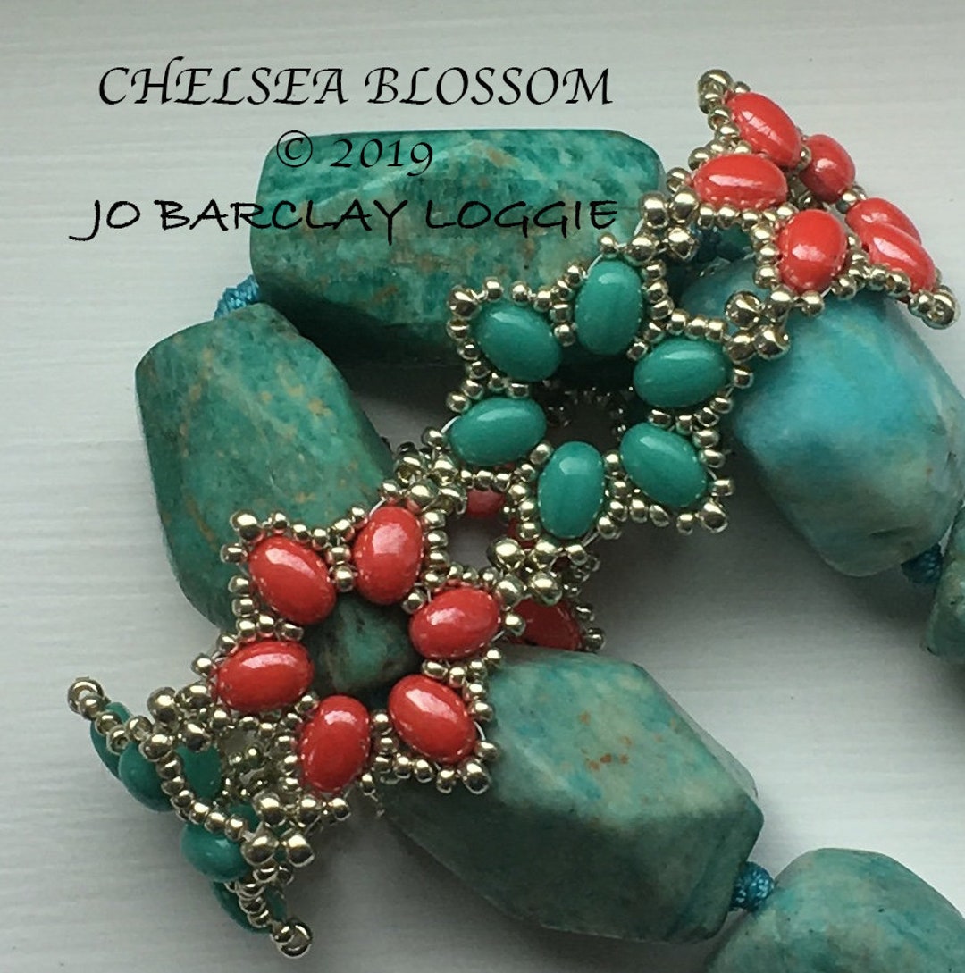 Samos Par Puca Beaded Bracelet Tutorial Beading Pattern Chelsea Blossom ...
