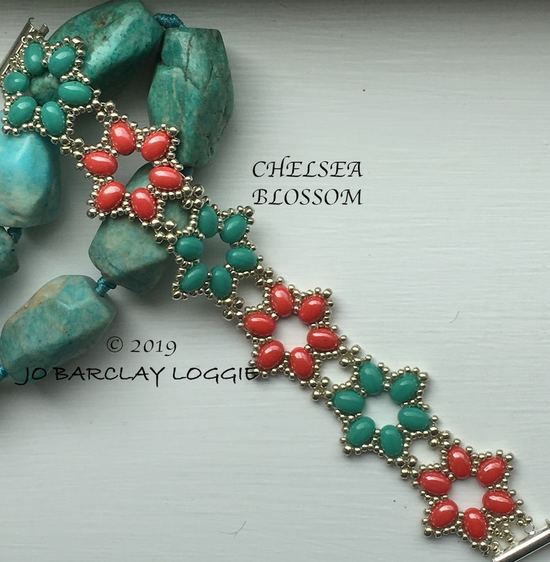 Samos Par Puca Beaded Bracelet Tutorial Beading Pattern - Etsy