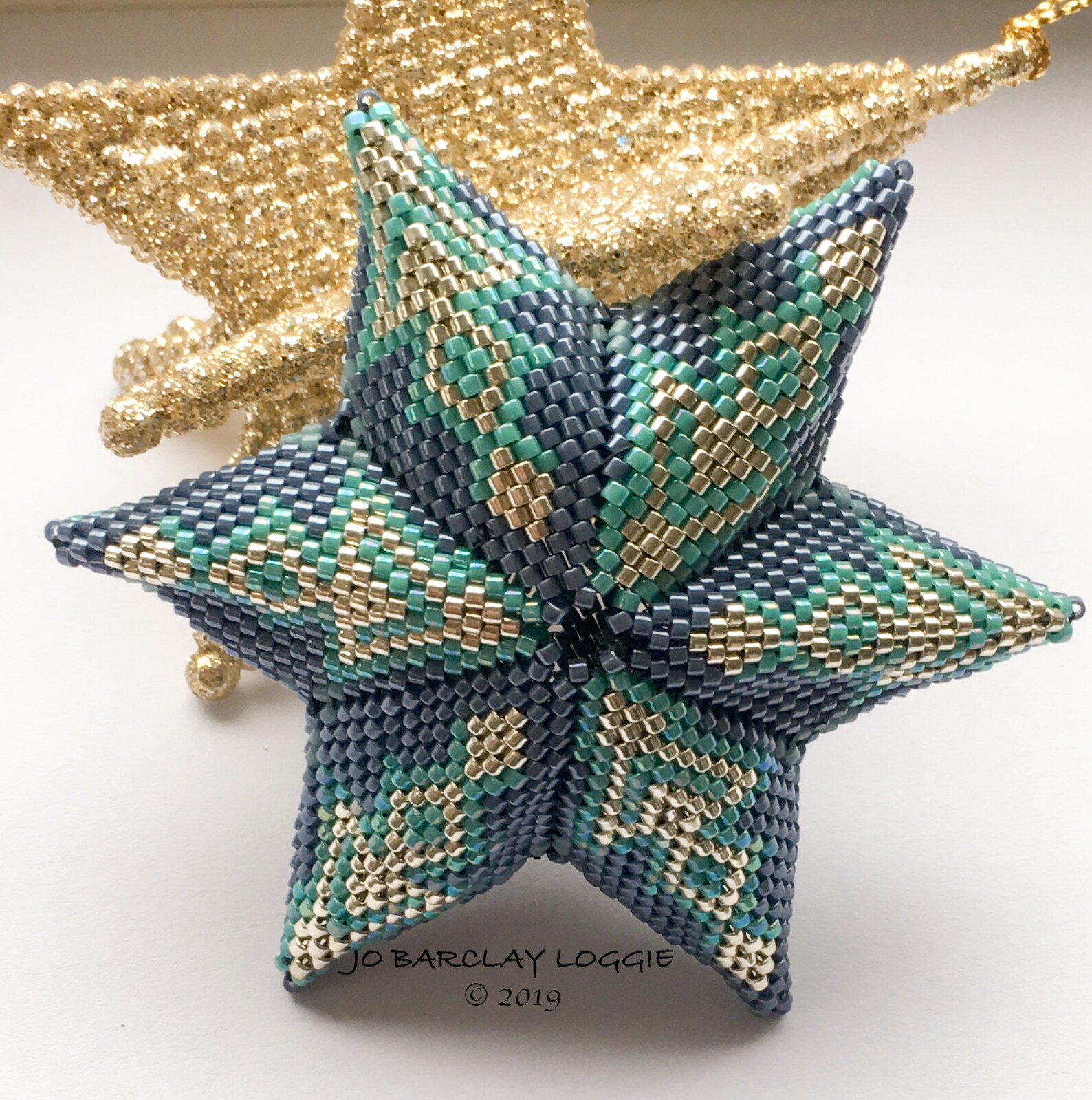 3D BEADED STARS - TWO Tutorials - Including Word Charts - One 6 Pointer ...