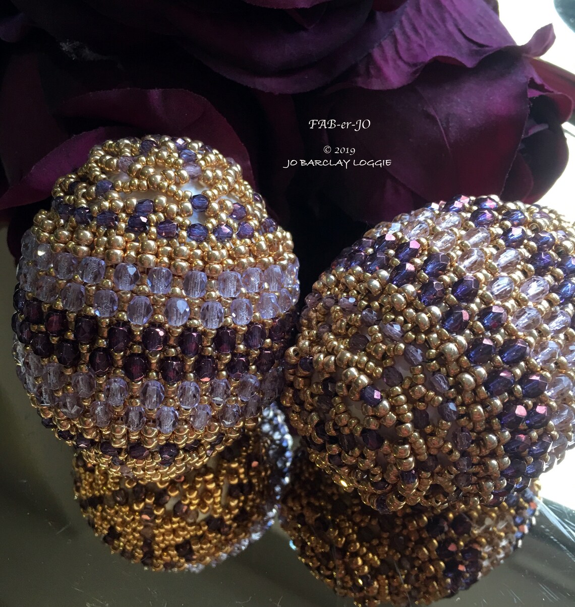 Fab-er-jo Beaded Bauble Tutorial Beaded Egg Tutorial | Etsy