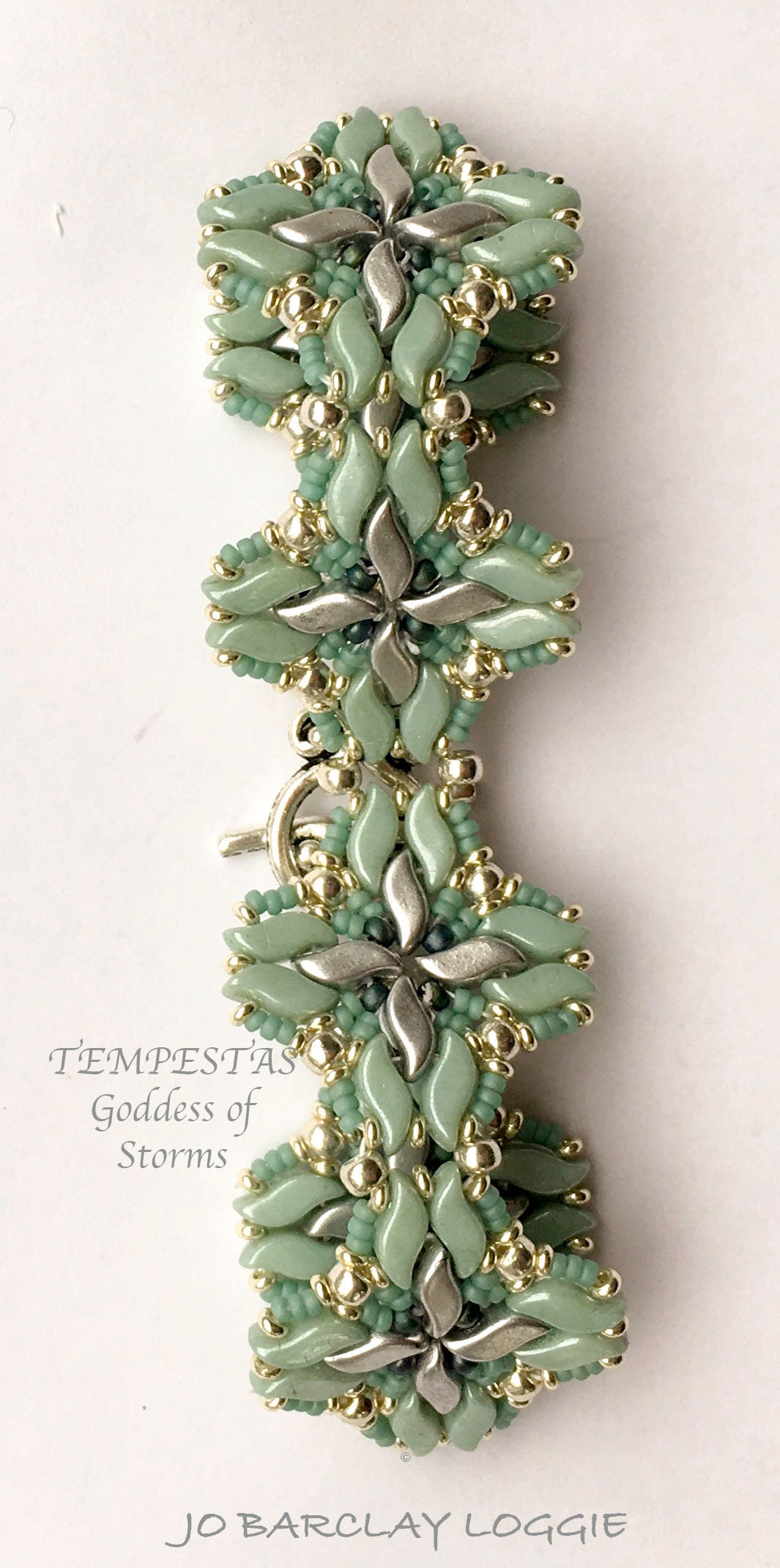 Storm Duo Cuff Bracelet Tutorial Beading Pattern TEMPESTAS - Etsy