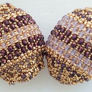 Fab-er-jo - Beaded Bauble Tutorial - Beaded Egg Tutorial - Christmas and Easter Beaded ...