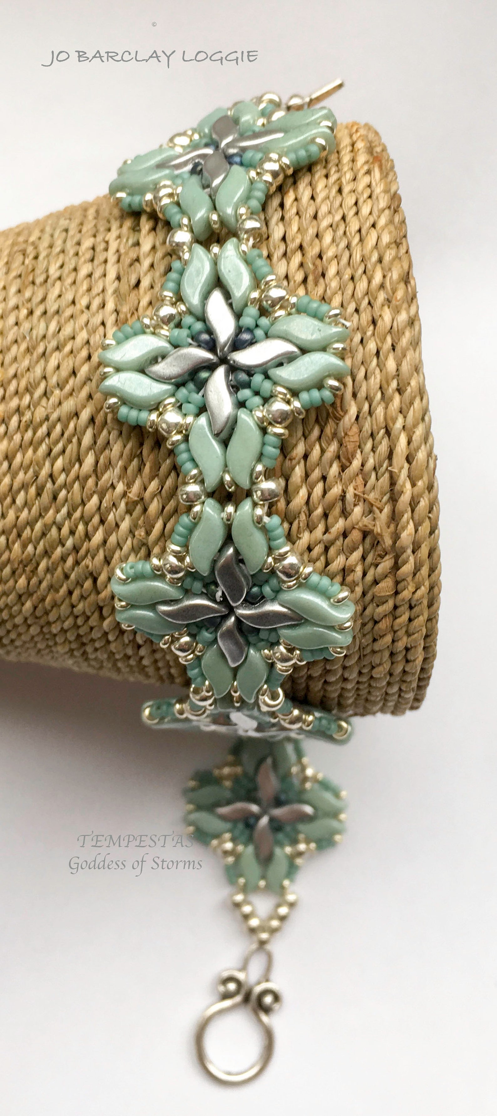 Storm Duo Cuff Bracelet Tutorial Beading Pattern TEMPESTAS - Etsy