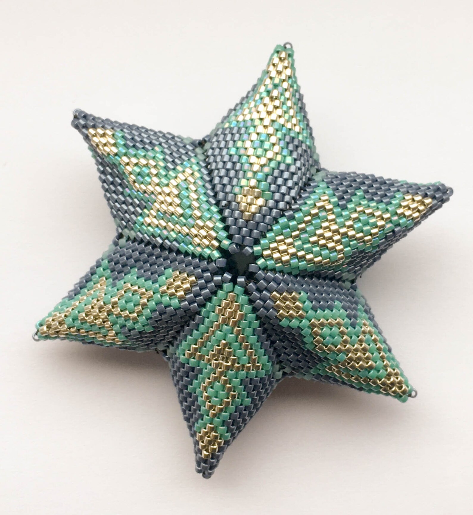 3D BEADED STARS - TWO Tutorials - Including Word Charts - One 6 Pointer ...