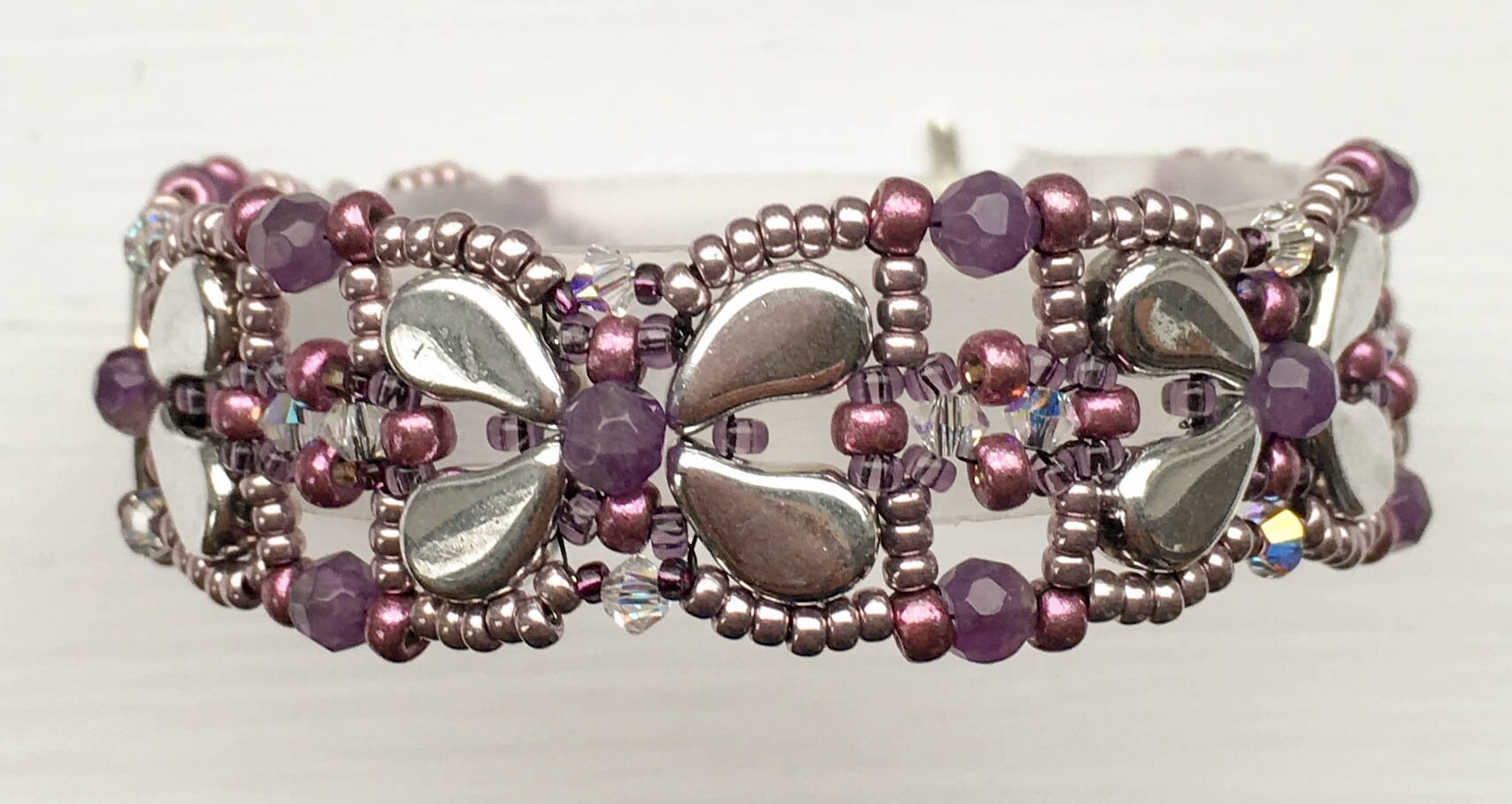 A Paisley Duo Bracelet Tutorial - Beading Pattern- BUTTERFLY KISSES ...