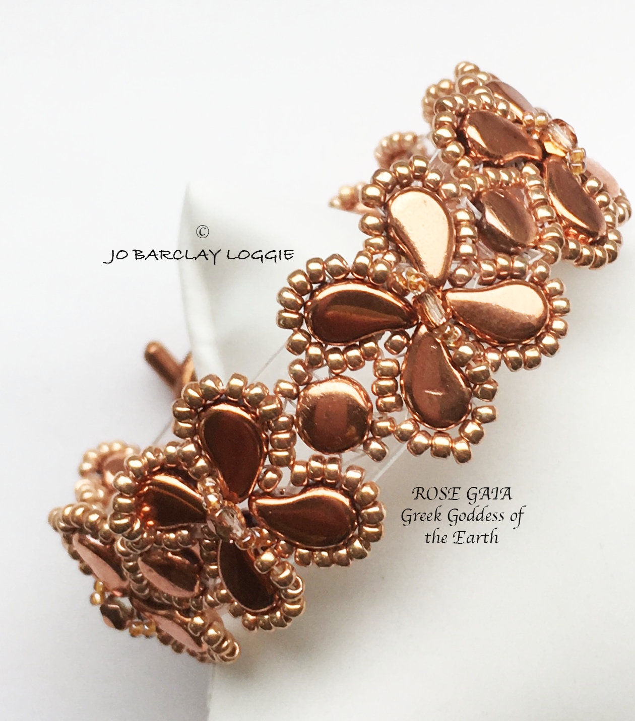 Paisley Duo Bracelet Tutorial - Beading Pattern - ROSE Gaia - Etsy
