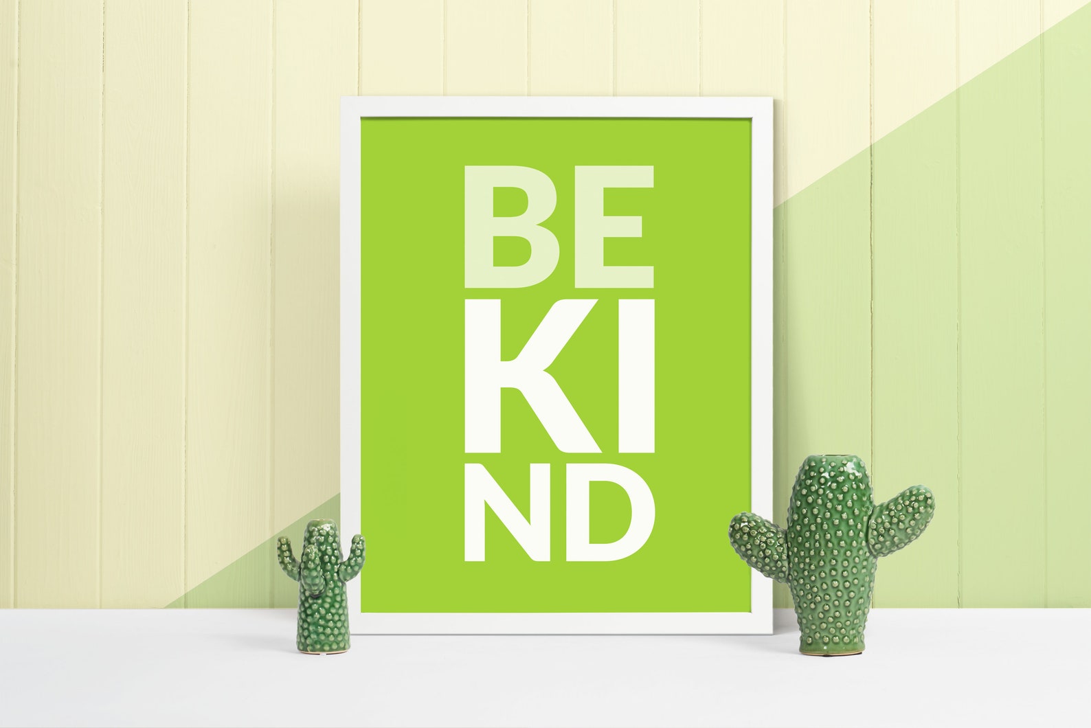 Inspirational Print Be Kind Colourful Wall Art Home Decor Print Be Kind ...