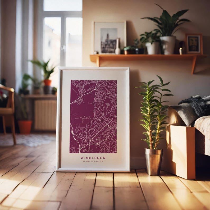 Personalised Travel Map Print: Custom City Map, Gift for Friends ...