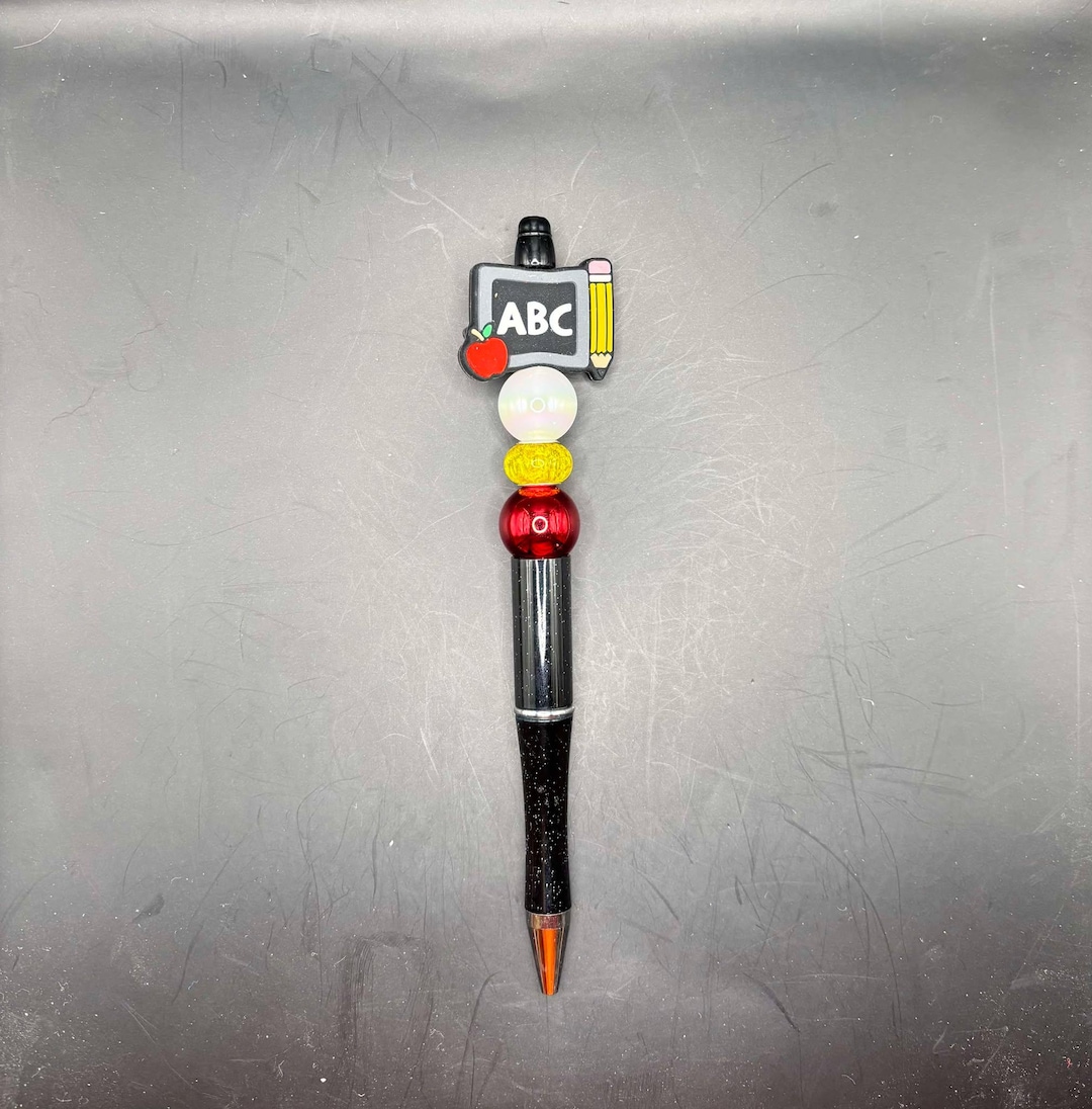 Beaded ABC Teacher Pen - Etsy