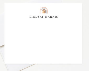 Boho Rainbow Thank You Cards - Etsy