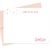 Script Personalized Stationery Cards Set, Flat Notecards, Personalized ...