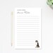 Personalized Dog Animal Notepad Stationery, A Note From Notepad With ...