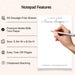 Personalized Script Notepad With for Art Teacher, End of Year School ...