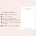 Personalized Burgundy Floral Notepad, Notepad With Flowers, Custom Gift ...