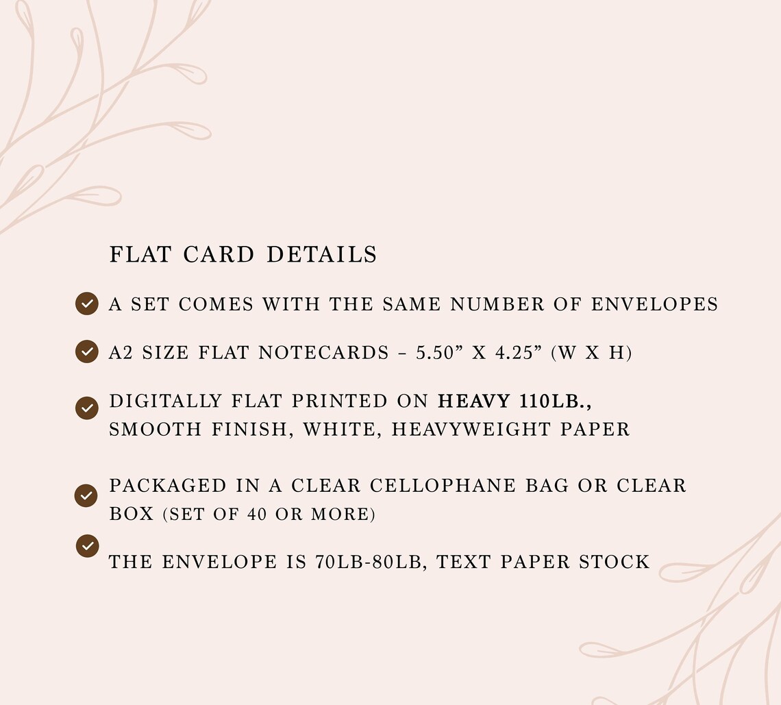 Thank You Personalized Stationery Note Cards With Envelopes ...