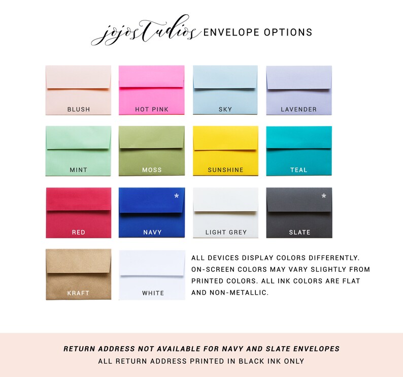 Personalized A Note From Script Stationery Cards Set Flat - Etsy