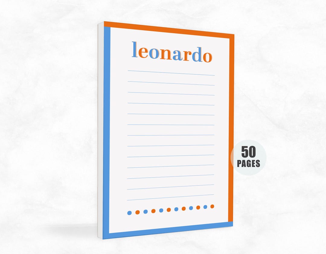 Personalized Stationary Notepad for Kids, Colorful to Do List for Kids ...