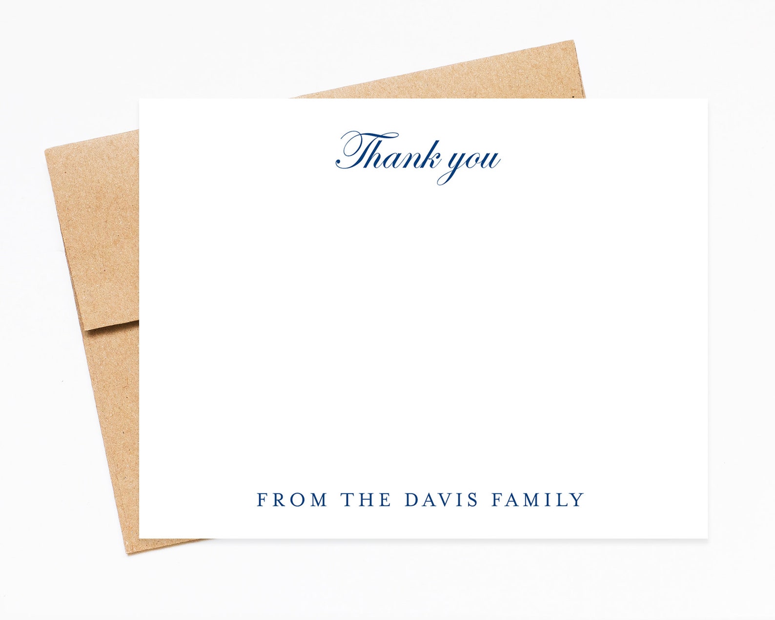 Thank You Personalized Stationery Note Cards With Envelopes | Etsy