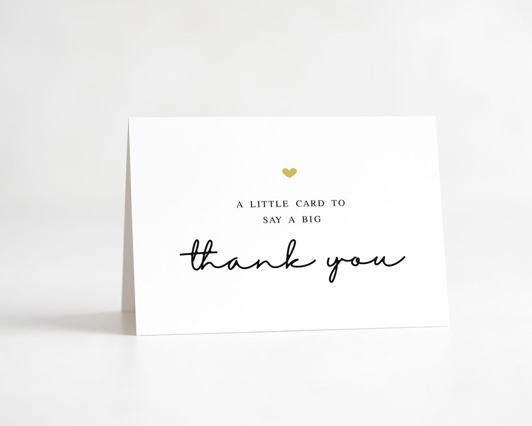 Personalized Thank You Note Cards: Folded Stationery With Envelopes - Etsy