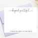Personalized Beyond Grateful Thank You Card for Any Occasion, Thank You ...
