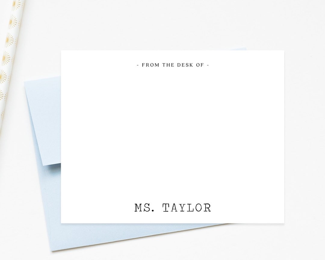 A Note From Teacher Stationary Notes to Students Stationery - Etsy