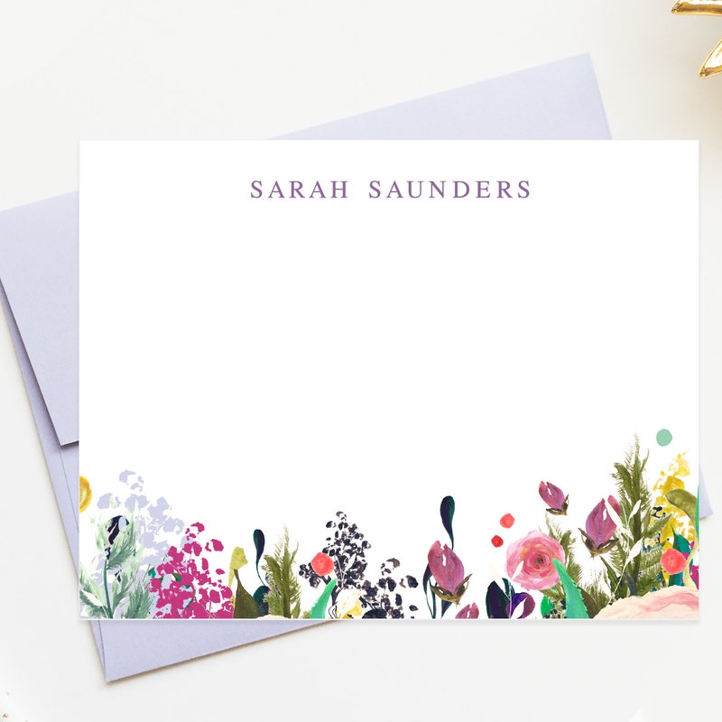 Hand Painted Note Cards - Etsy
