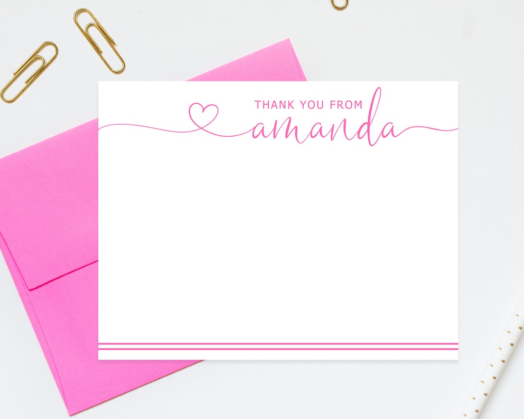 Personalized Stationary Card Stationery for Business - Etsy