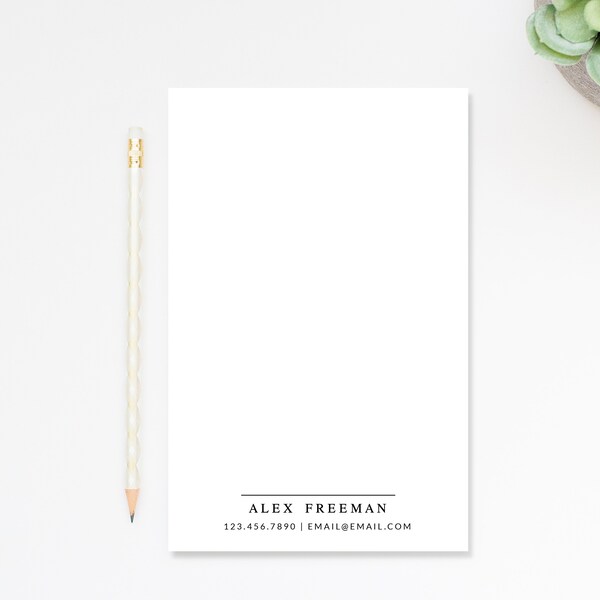 Note Pad - Etsy