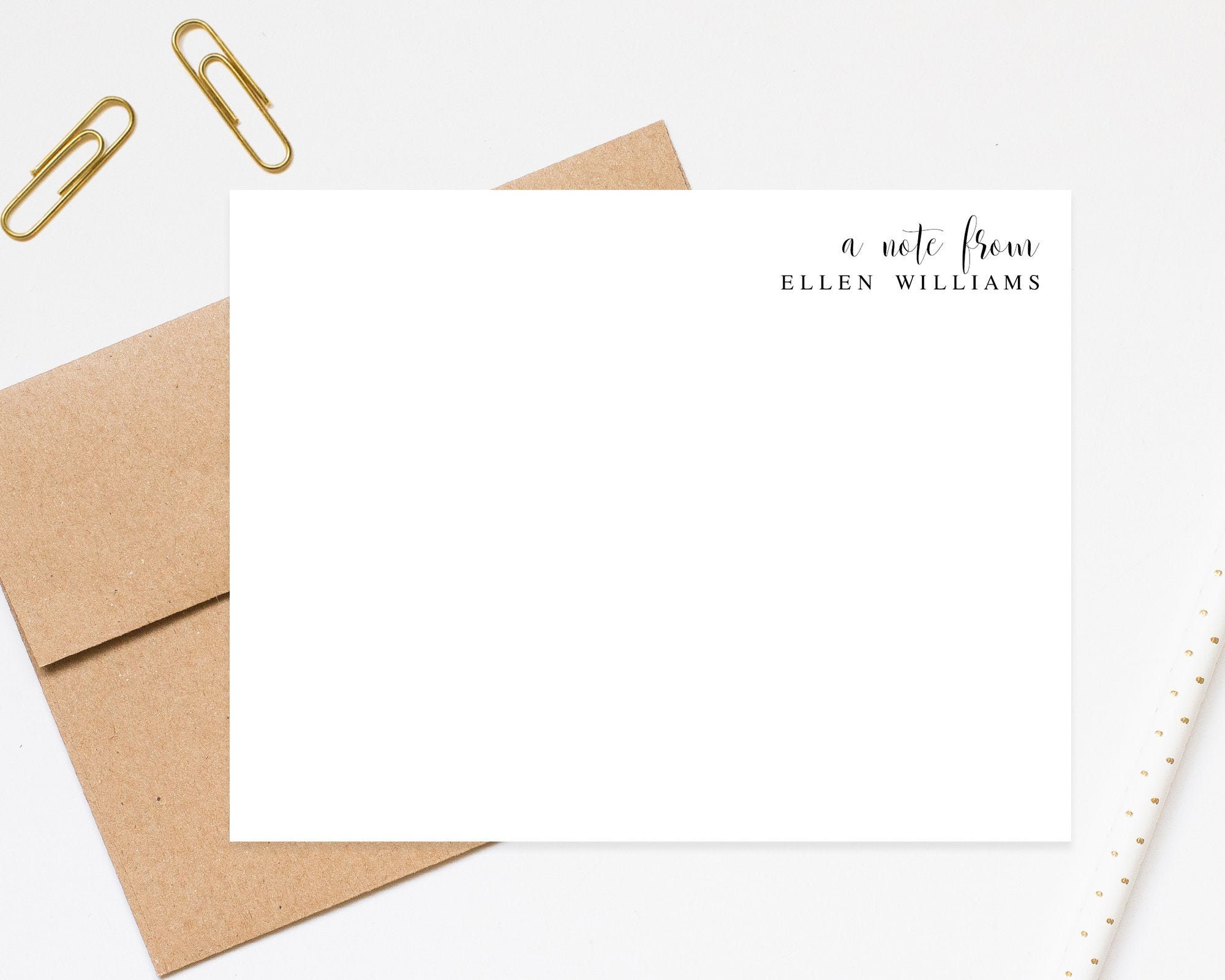 A Note From the Desk - Etsy