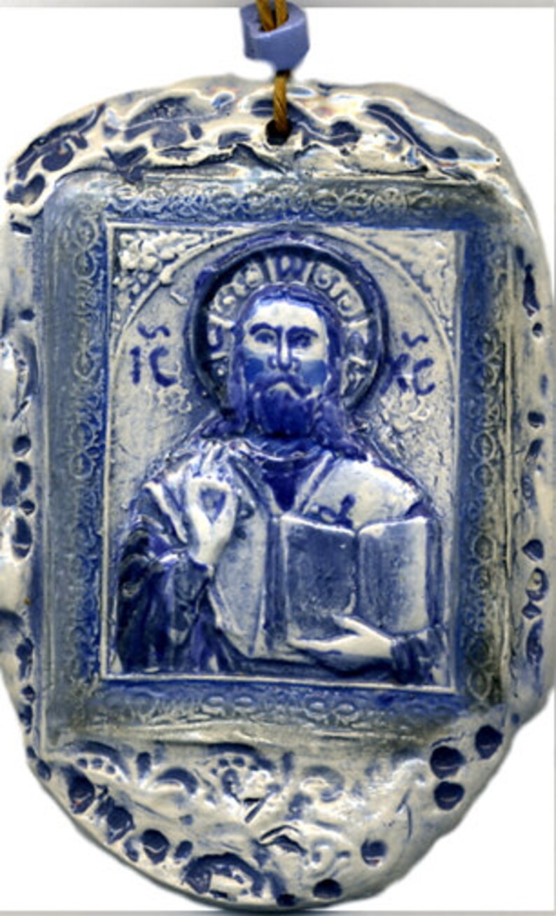 Byzantine Icon of Christos 17 - Etsy