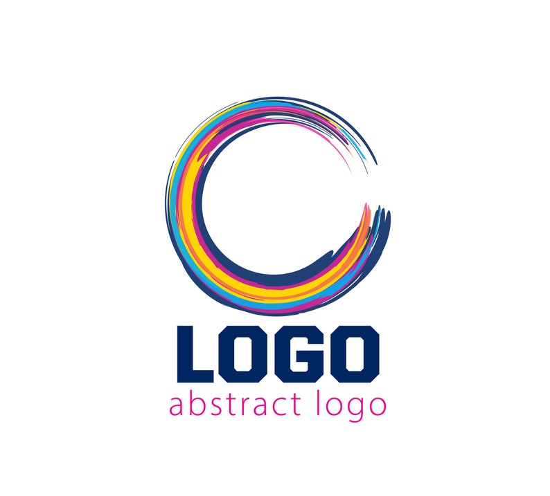 Splatter Logo Unity Circle Multi-color Clip Art Circle - Etsy