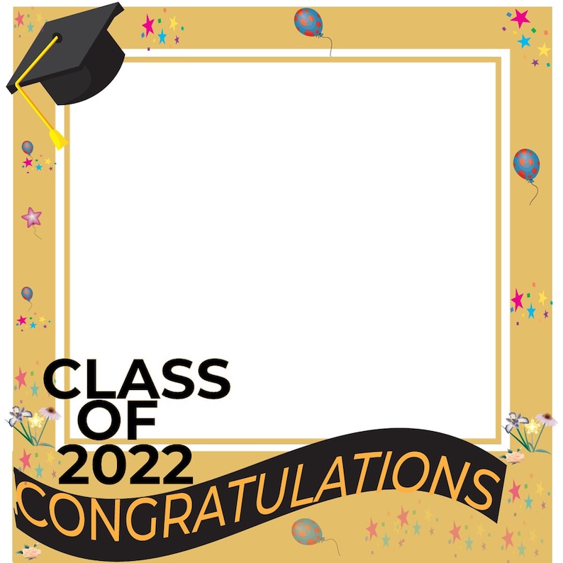 Graduation Frames Clipart Class of 2022 7 Clipart Files - Etsy