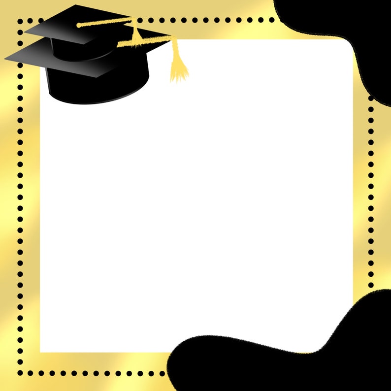 Graduation Frames Clipart Class of 2022 7 Clipart Files - Etsy