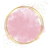 Pink Watercolor Clipart Gold Glitter Rectangle Frame PNG and JPG ...