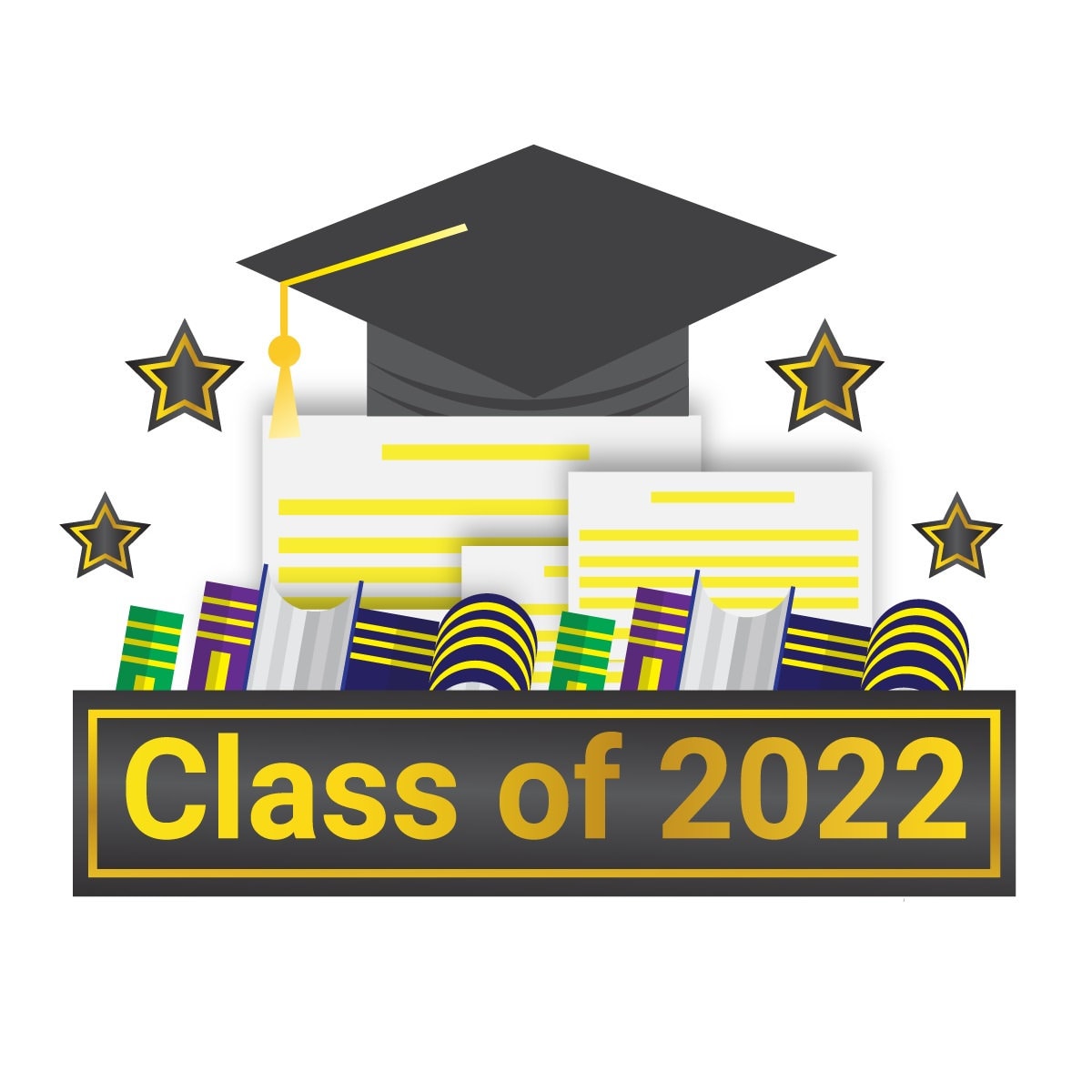 Graduation Class Of 2022 Clipart
