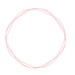 FIVE Hand Drawn Line Circle, High Quality, Wire Circle, Pink, Multi ...