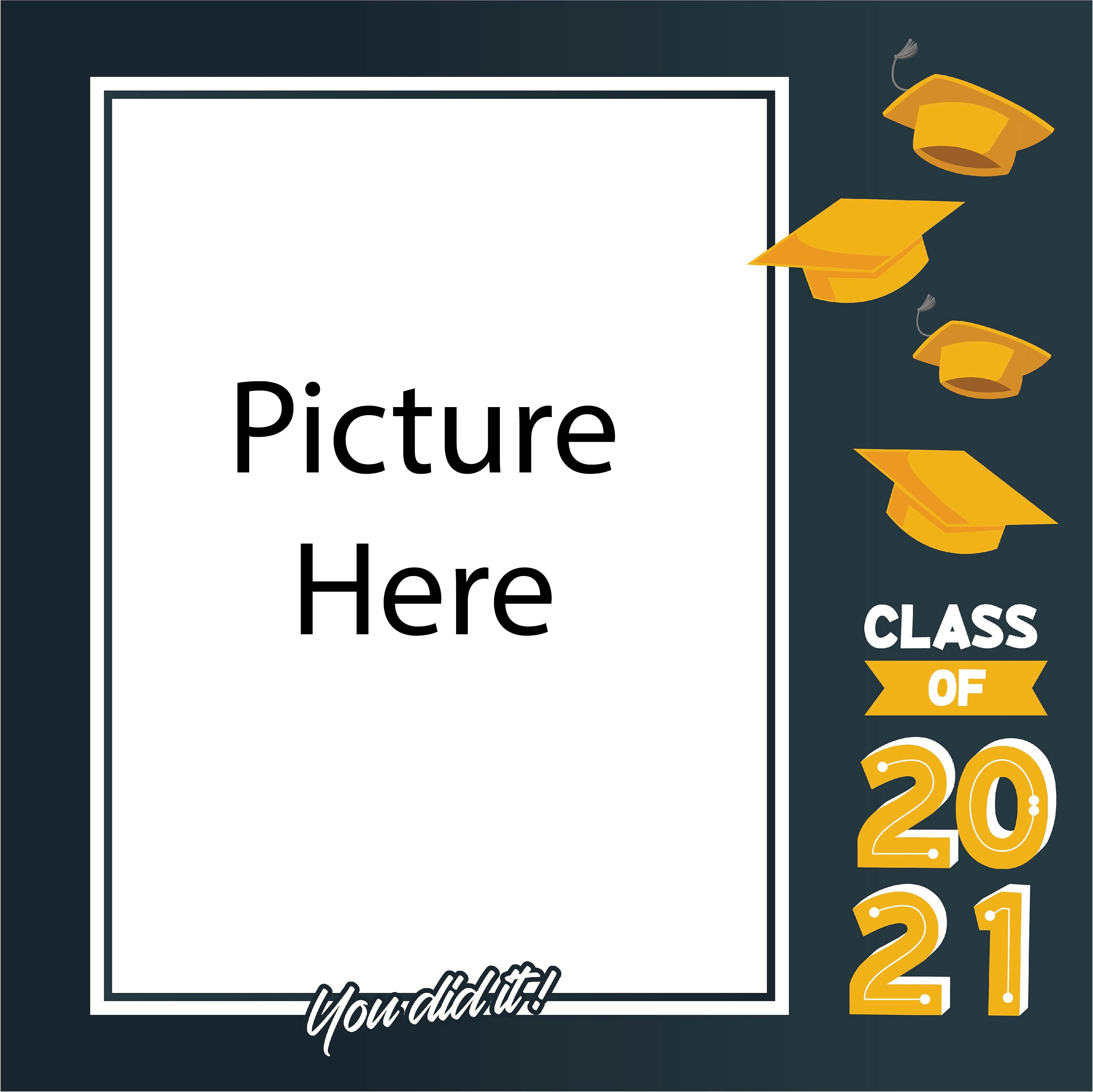 Printable Graduation Frames 2018