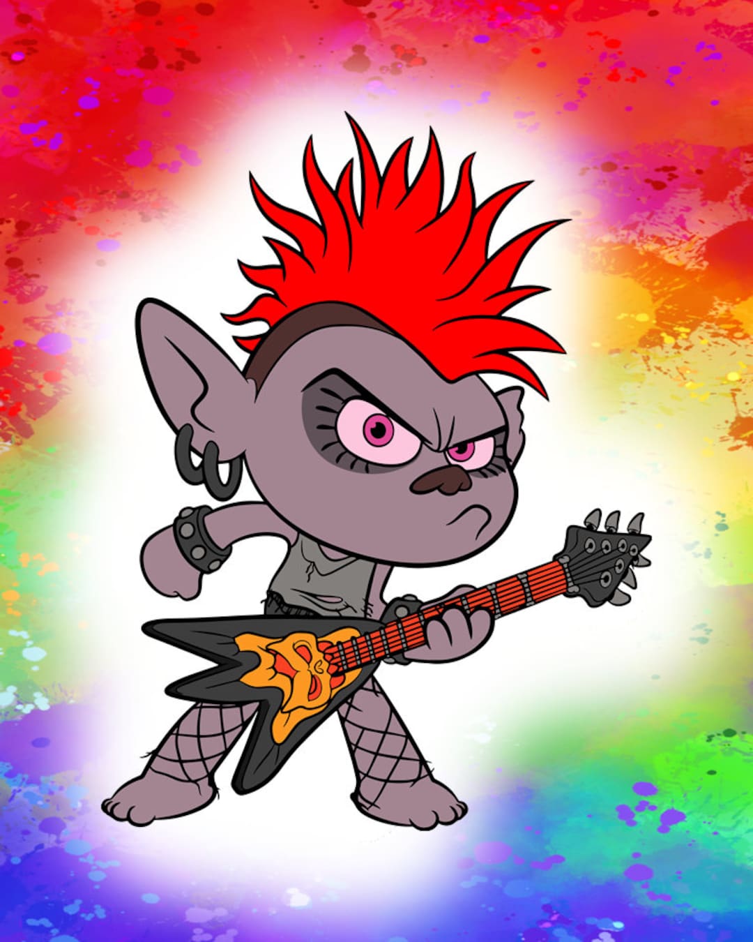 Trolls World Tour I Queen Barb I Character Downloads I Wall Art I ...