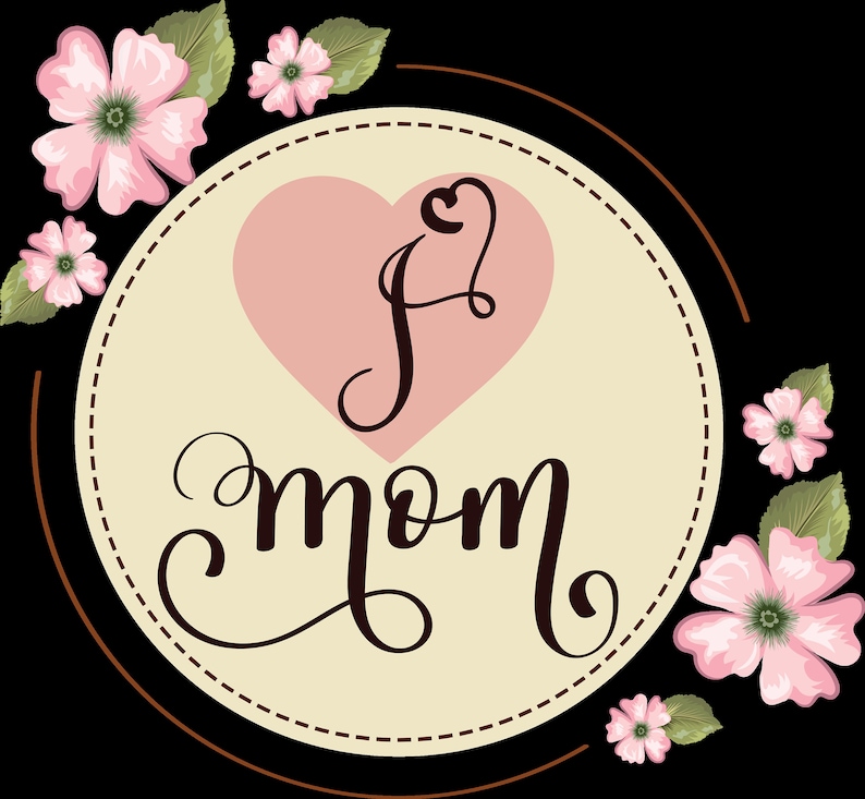 Three Mother's Day Designs Clipart Graphics, Love Mom Happy Mothers Day ...