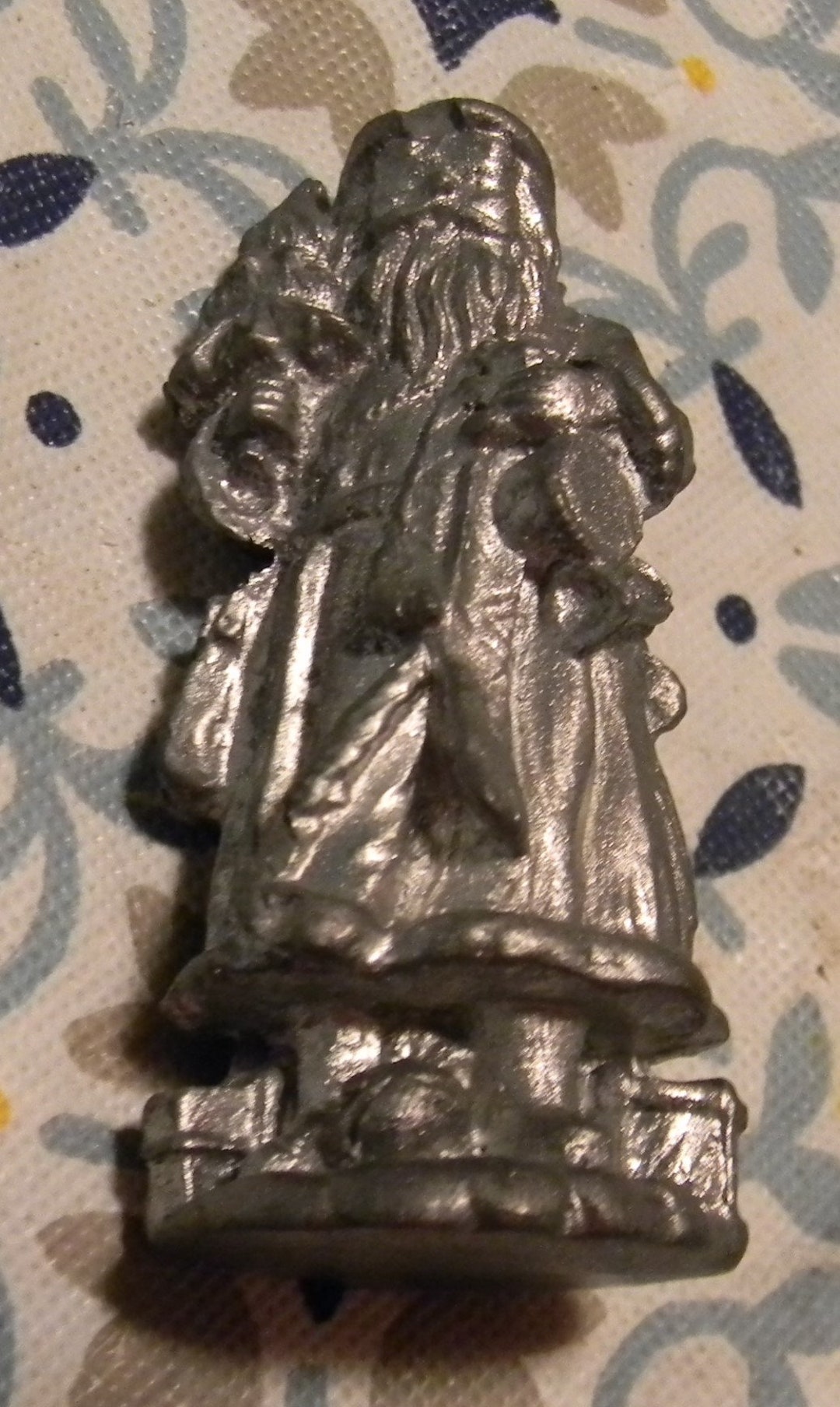 Vintage Lead Santa Figurine - Etsy