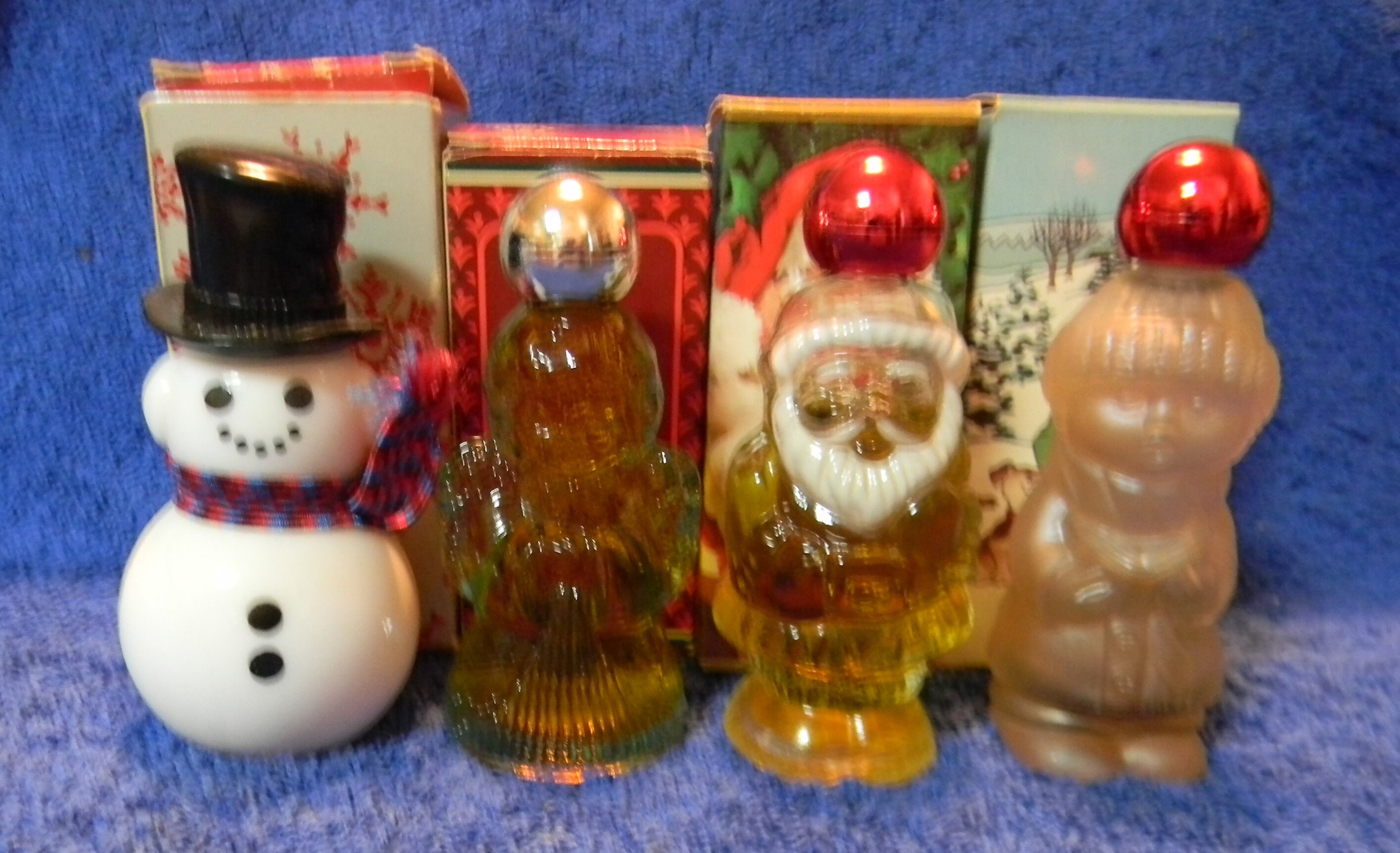 Collection Of Christmas Avon Bottles | Etsy