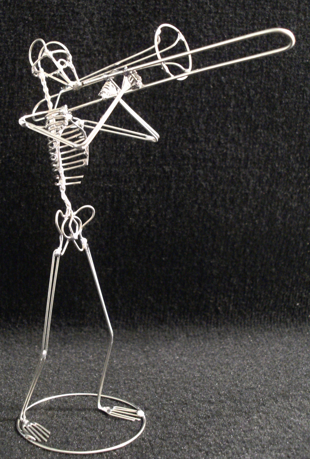 TROMBONE PLAYER - Unique & Unusual Hand-crafted Wire Sculpture - Etsy