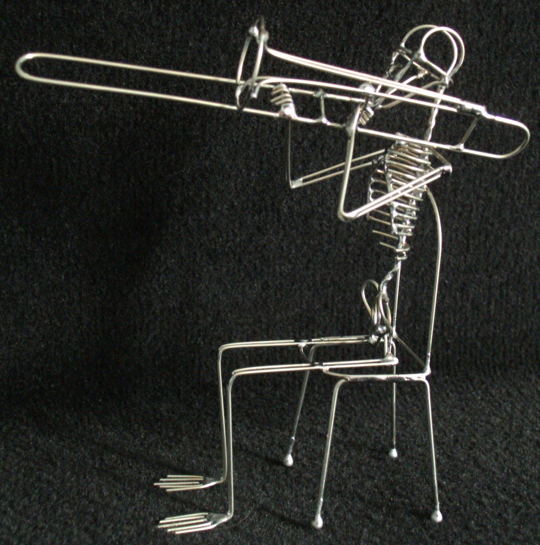TROMBONE PLAYER Unique & Unusual Hand-crafted Gift Idea - Etsy